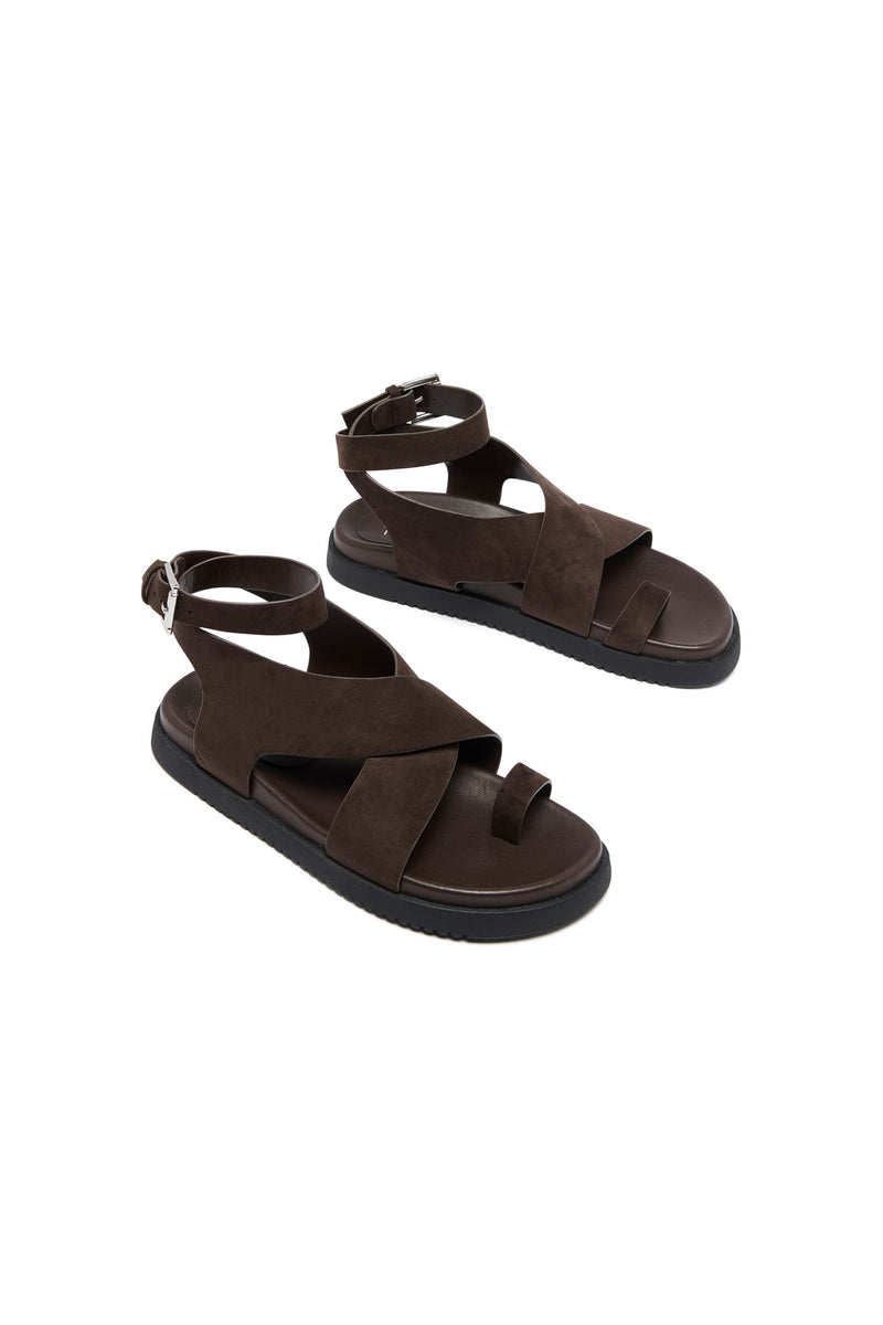 Shop the THERAPY Redeem Sandals Chocolate