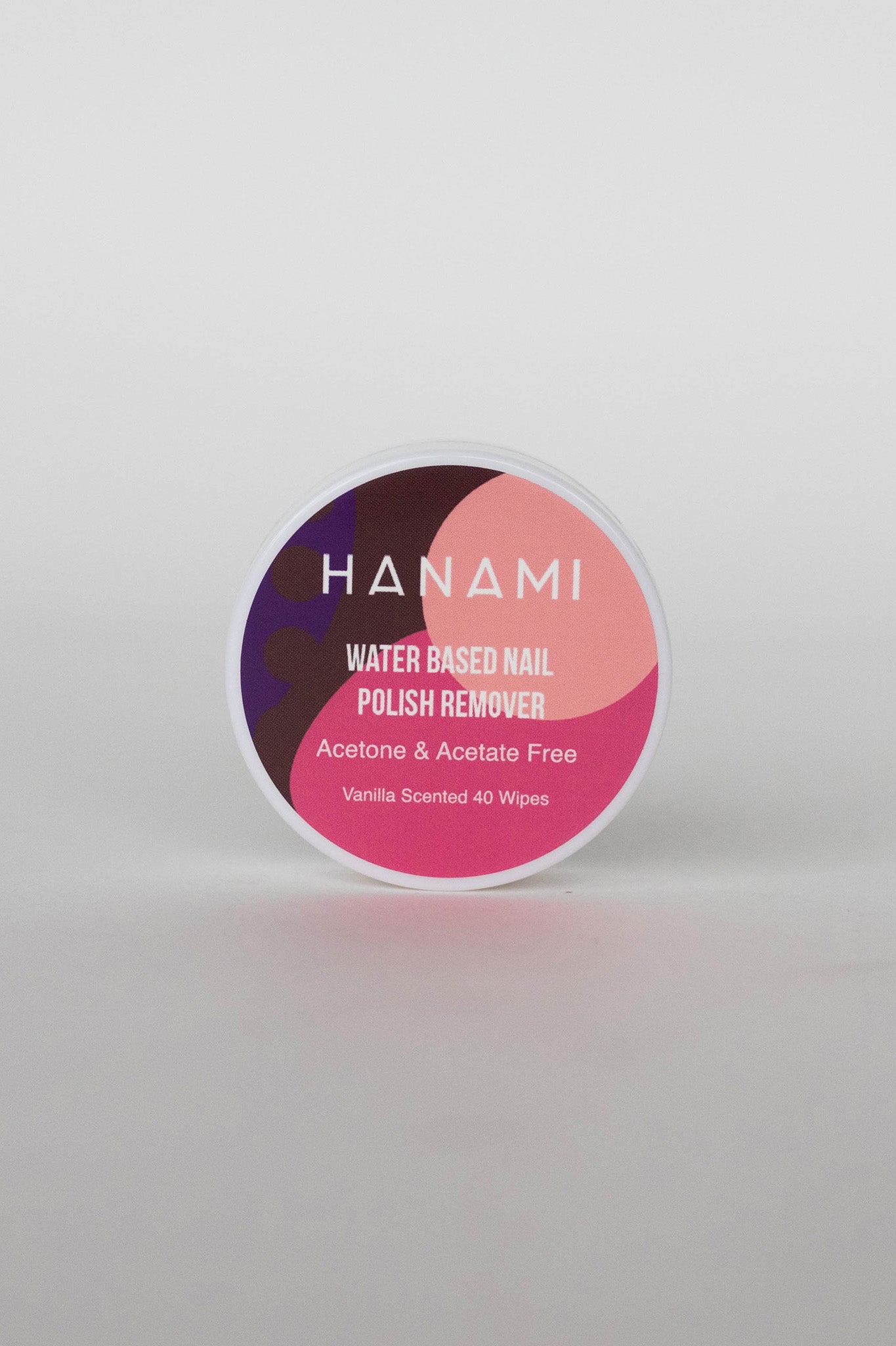 HANAMI Water Based Nail Polish Remover Wipes 40pk (French Vanilla ...