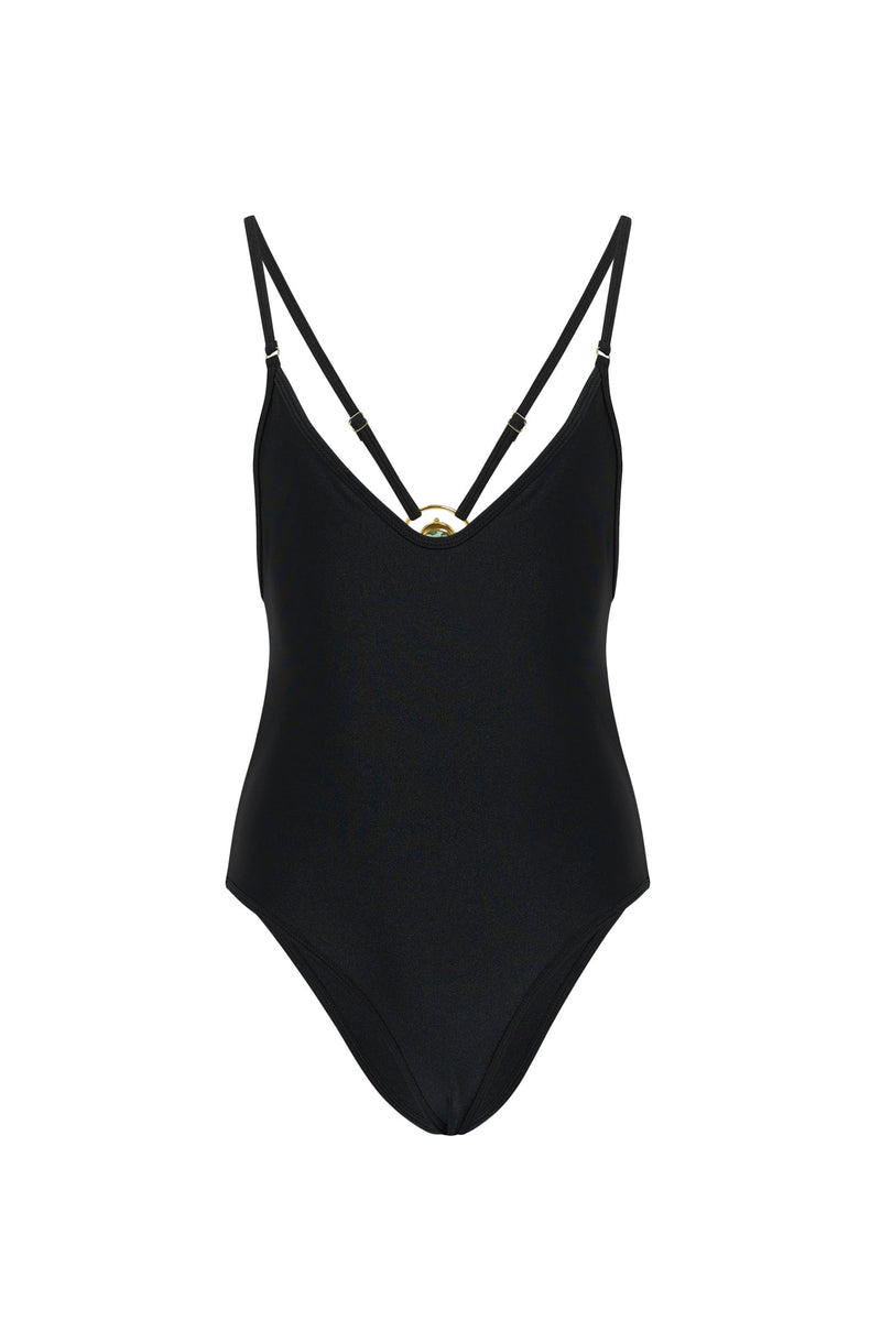 Shop the VDM The Label Maisie Obsidian Reversible One Piece
