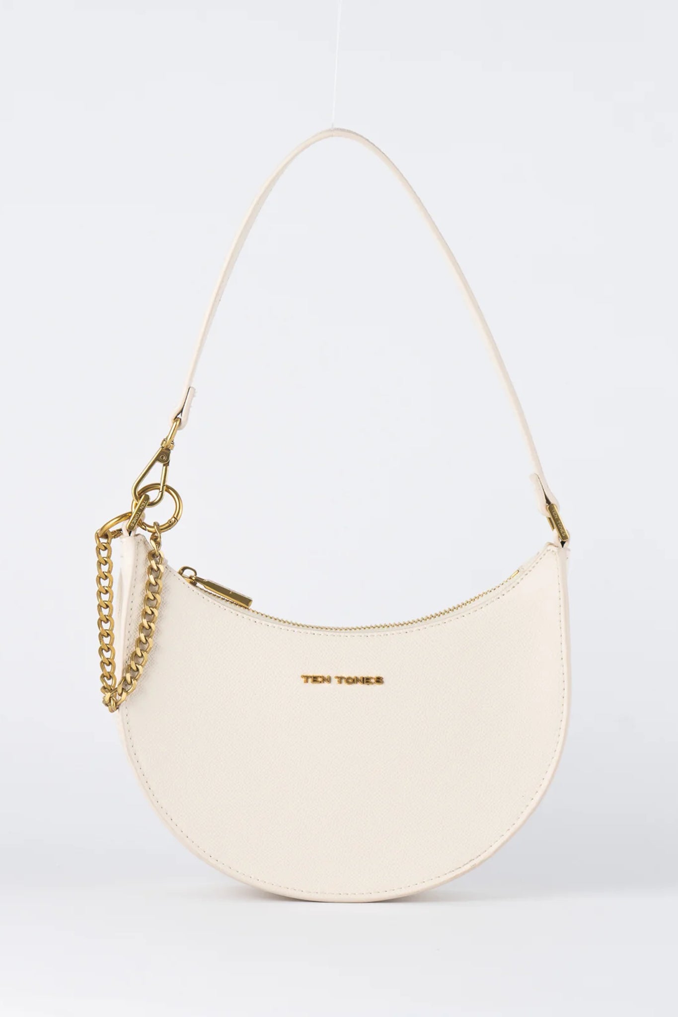 Shop the TEN TONES Grayson Moon Bag White