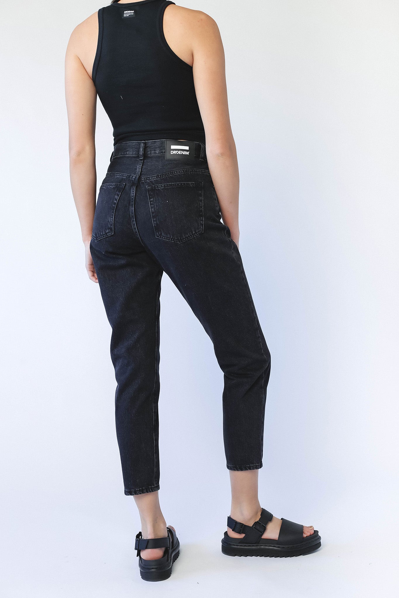 Shop the DR DENIM Nora Jeans Black Retro